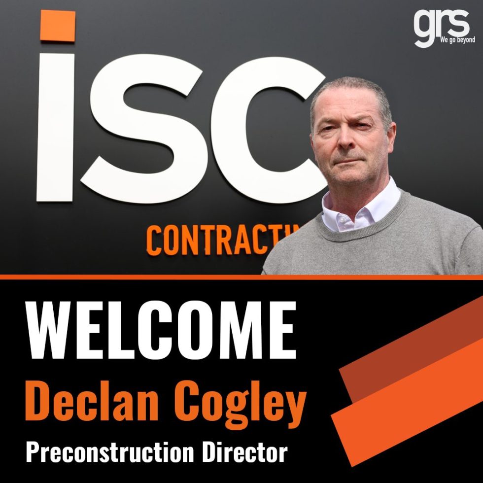 Preconstruction Director, Declan Cogley appointed for ISC